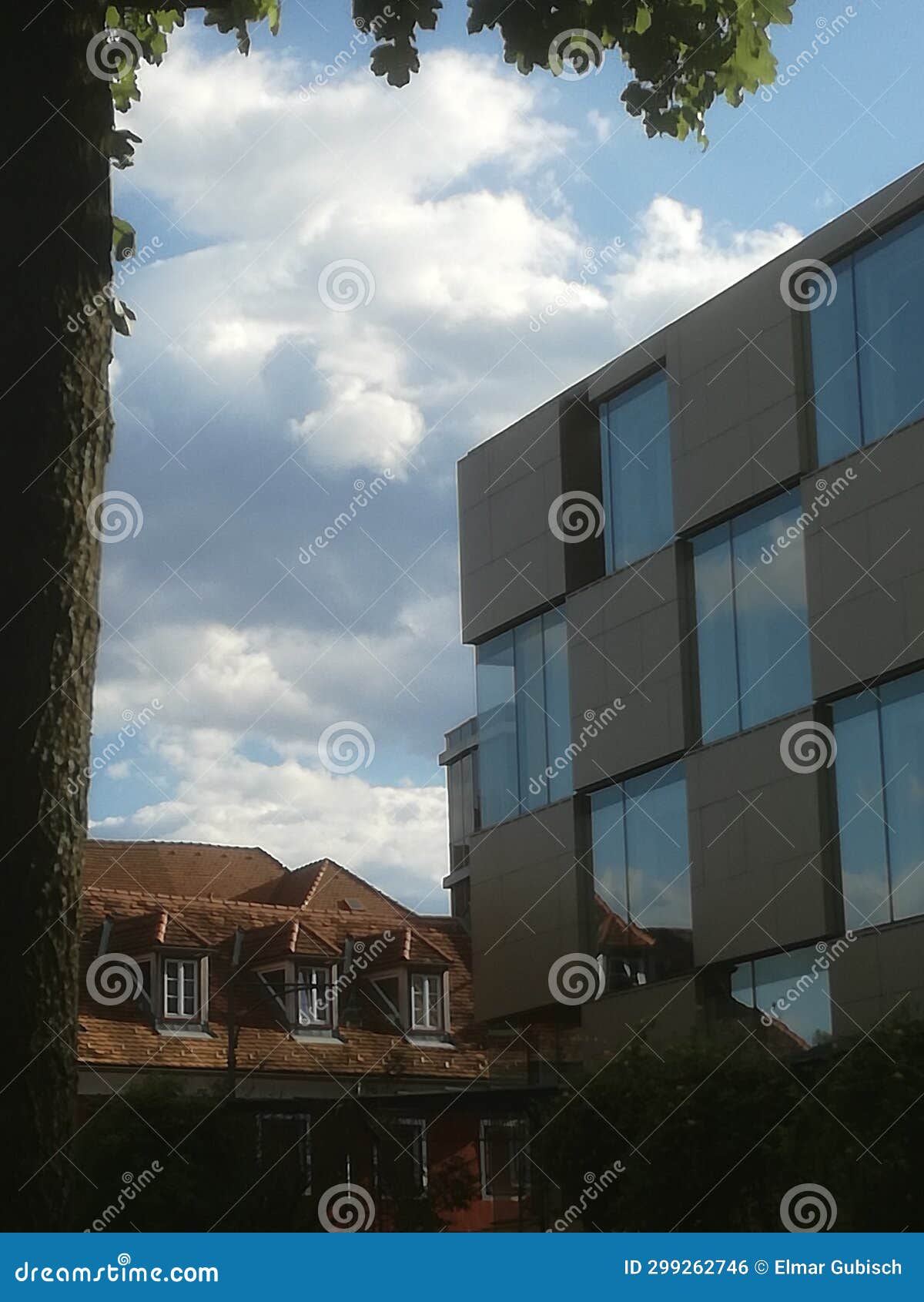 Window pane in a building stock photo. Image of condominium - 299262746