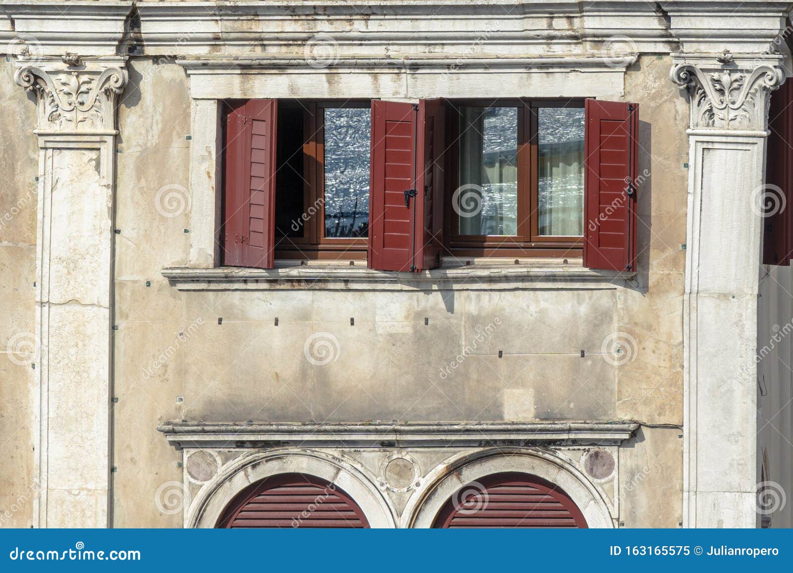 Window Panes Reflecting the Mediterranean Sea Stock Image - Image of ... Window Panes Reflecting the Mediterranean Sea Stock Image - Image of ...