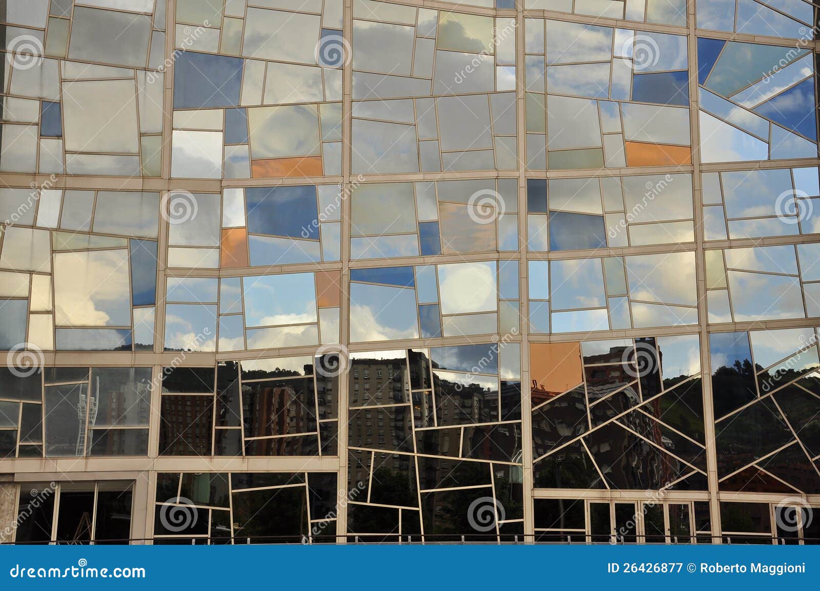 Window pattern reflection stock image. Image of window - 26426877