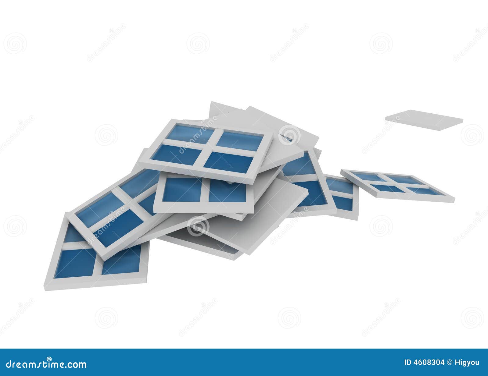 Window pile stock illustration. Illustration of abstract - 4608304