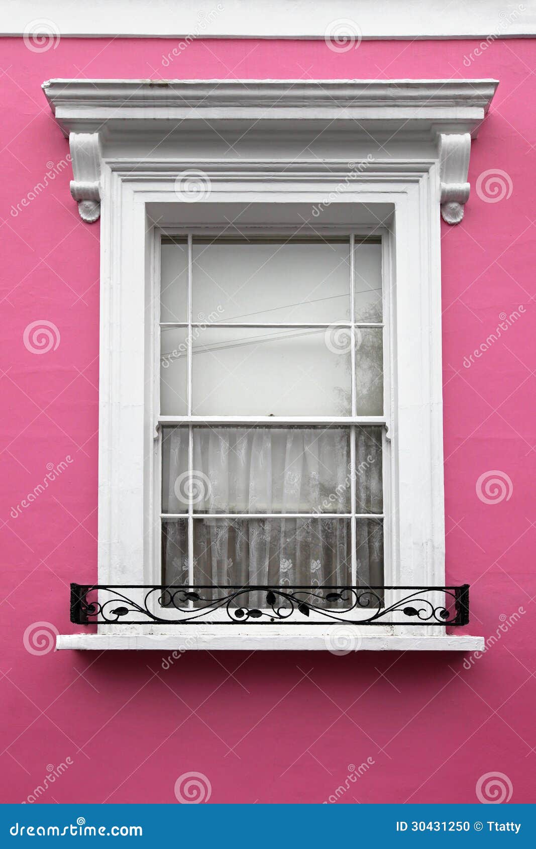 Window pink stock photo. Image of house, window, pink - 30431250