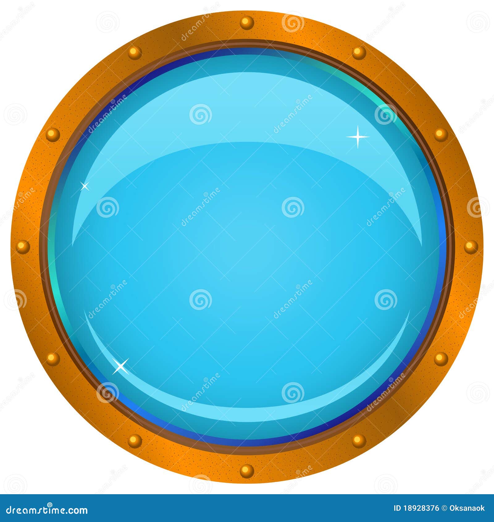 Window porthole stock vector. Illustration of round, naval - 18928376