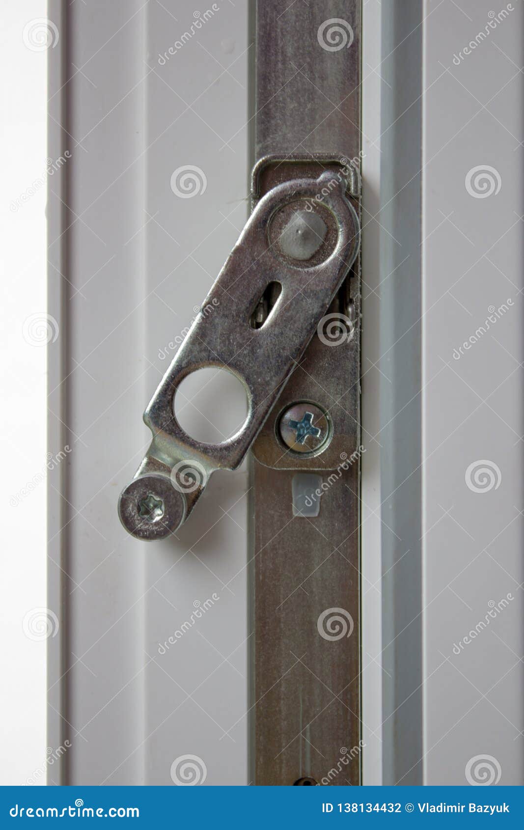 Window Position Mechanism,Tilt and Turn Window Limiters Stock Photo ...