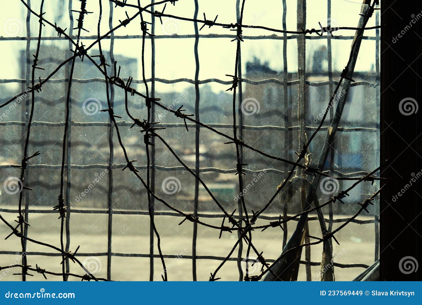 Window Of Prison Cell Stock Photo | CartoonDealer.com #84429954