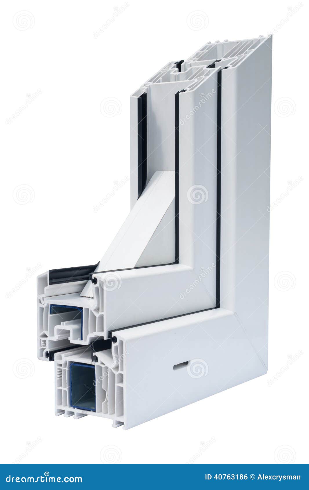 Window profile sistems stock photo. Image of construction - 40763186