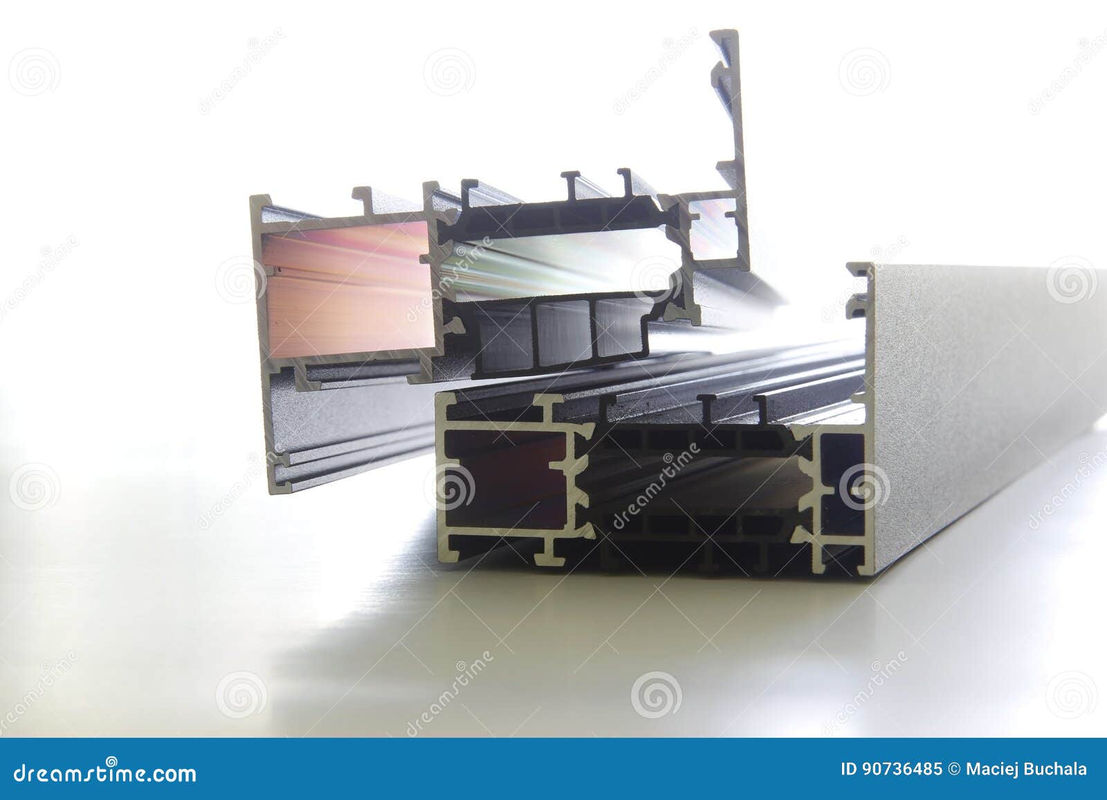 Window profiles stock image. Image of background, white - 90736485