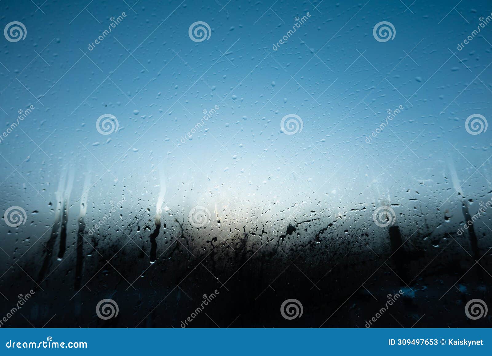 Window Rain, Raindrops Creating a Beautiful, Textured Surface on a ...