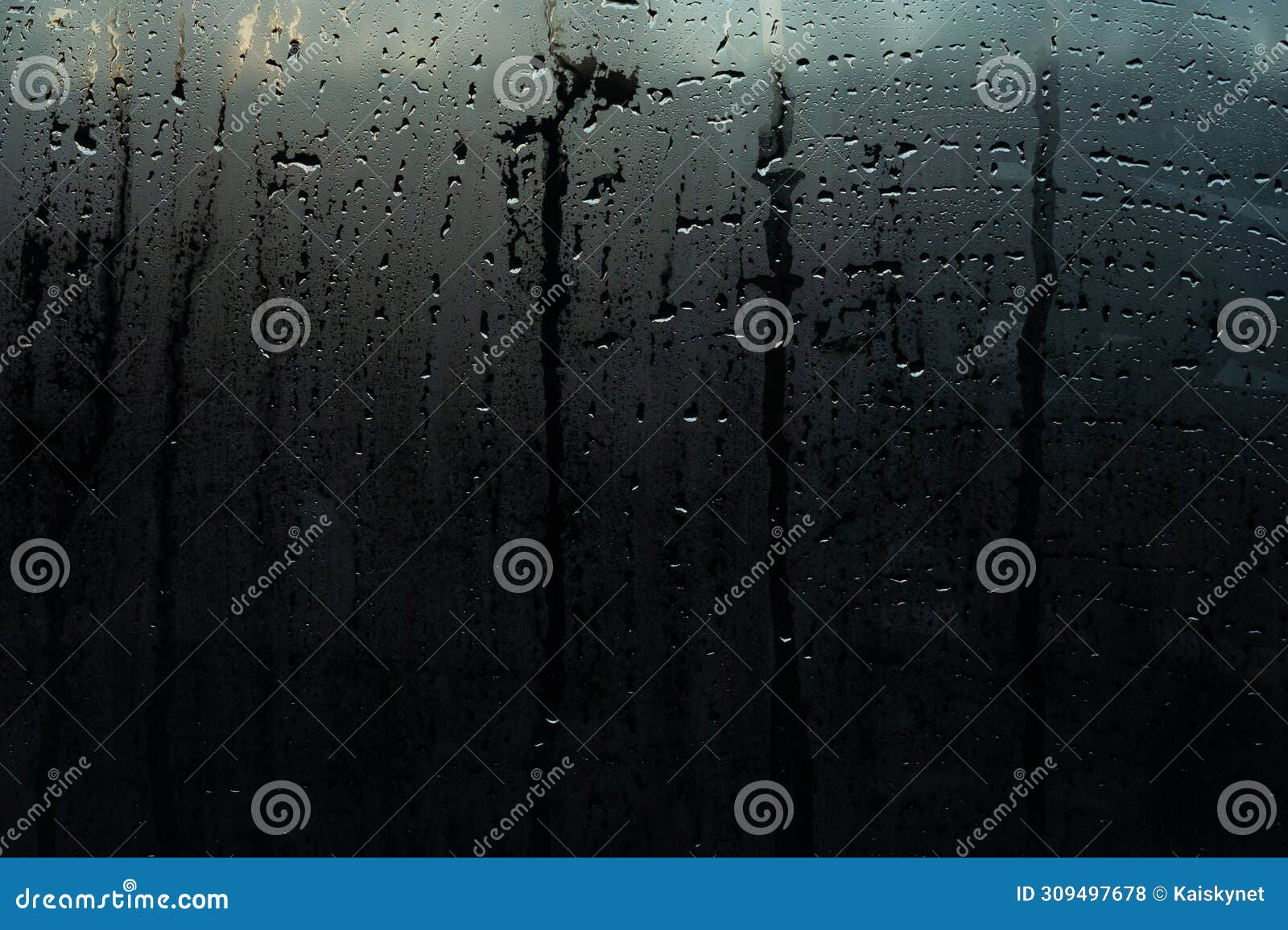 Window Rain, Raindrops Creating a Beautiful, Textured Surface on a ...