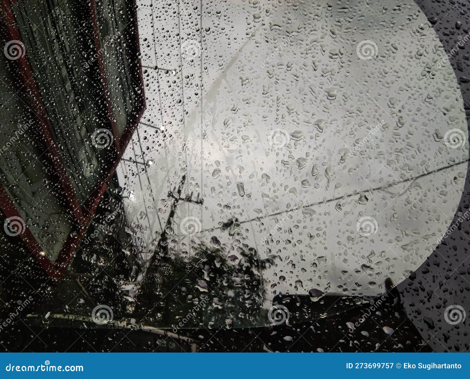 A Window with Raindrops on it Stock Image - Image of fresh, surface ...