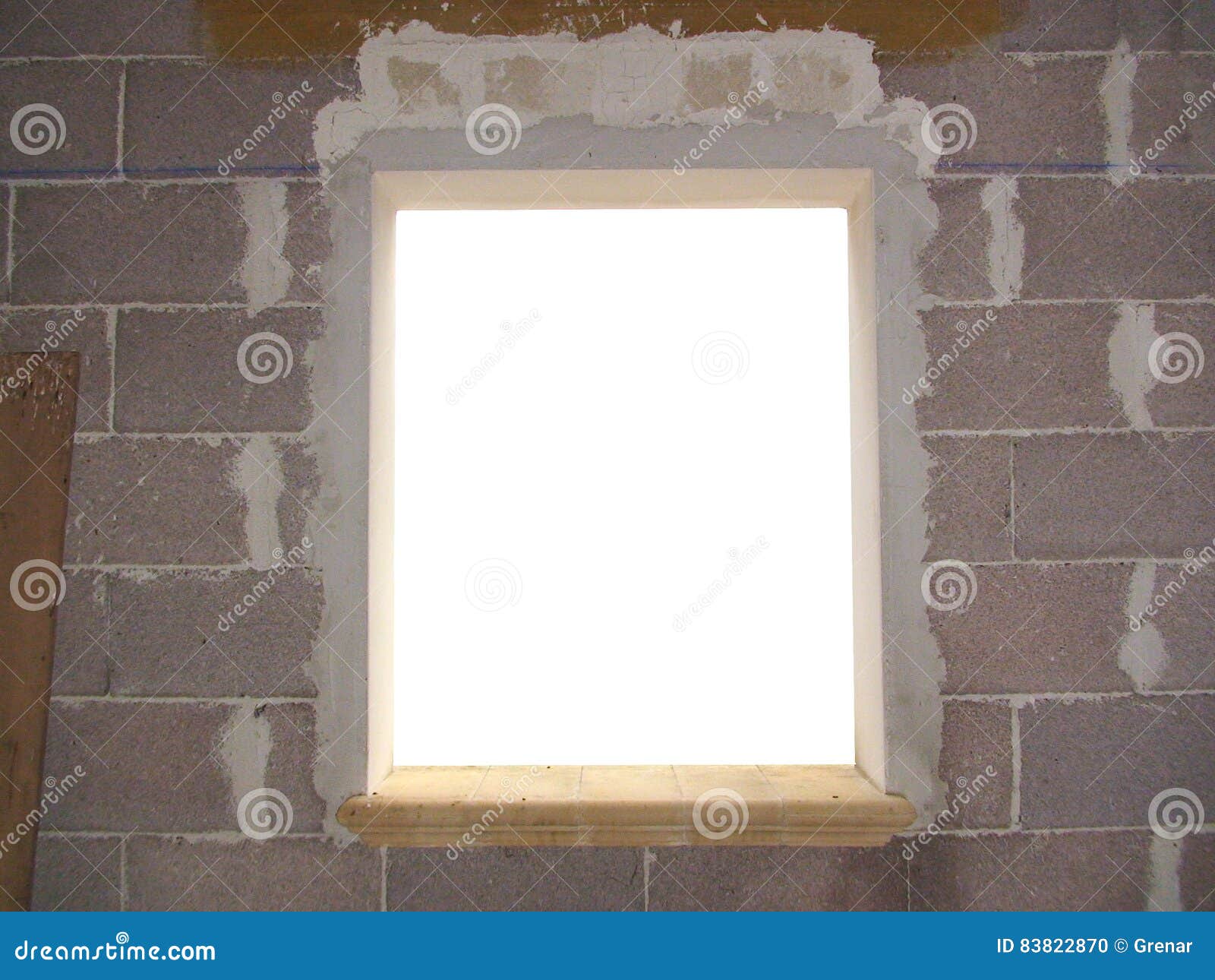 Window raw empty stock photo. Image of dull, window, gloomy - 83822870