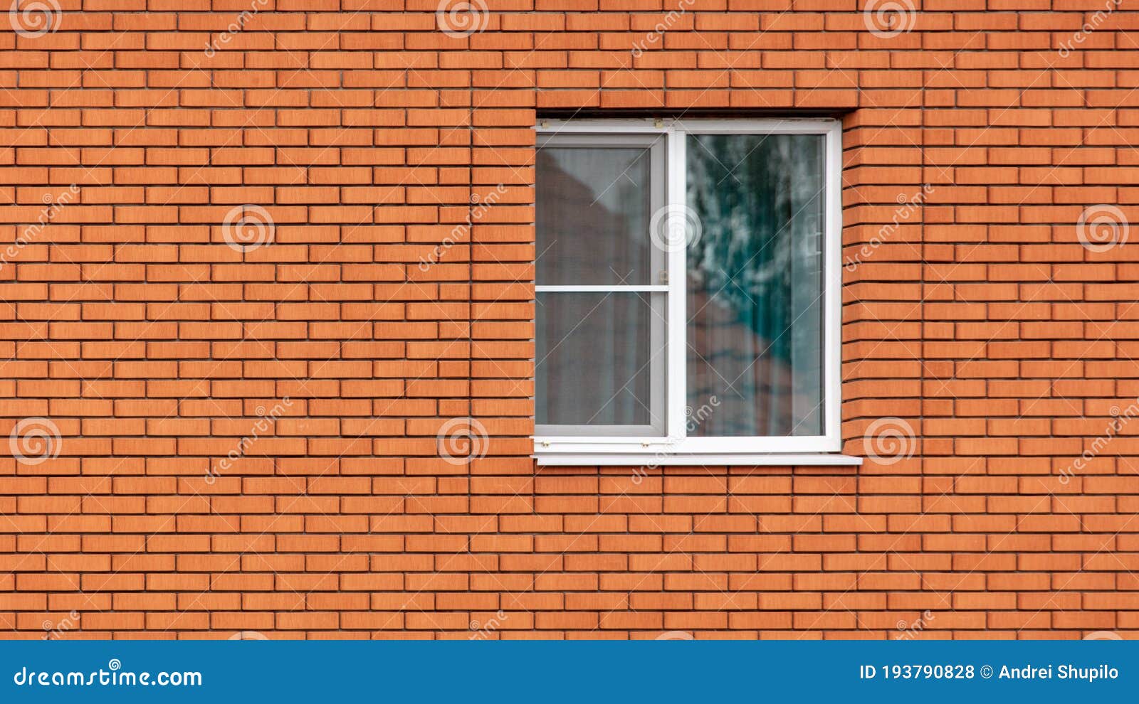 Window in a Red Brick Wall As an Abstract Background Stock Photo ...