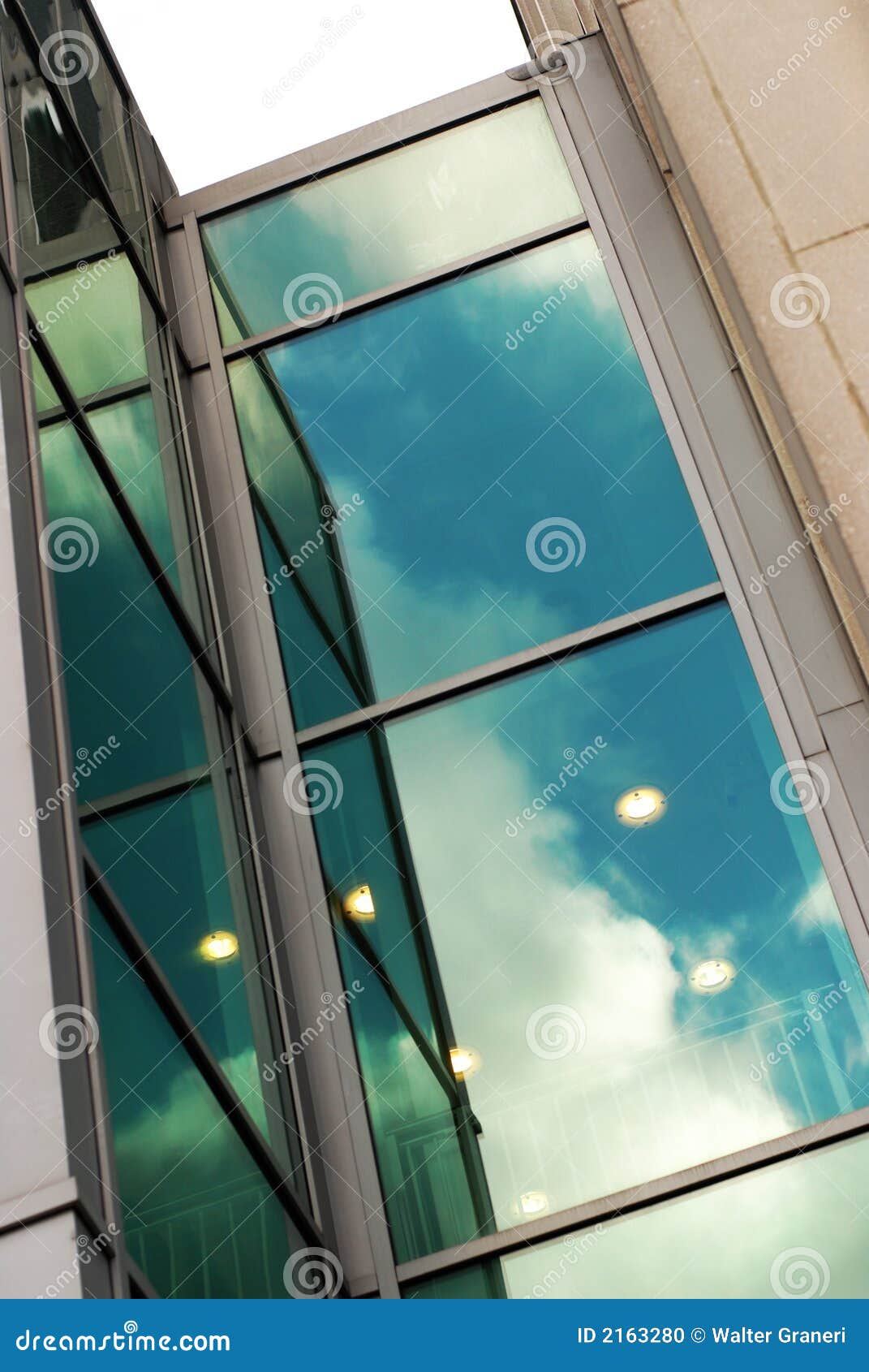 Window reflection stock photo. Image of reflection, roof - 2163280