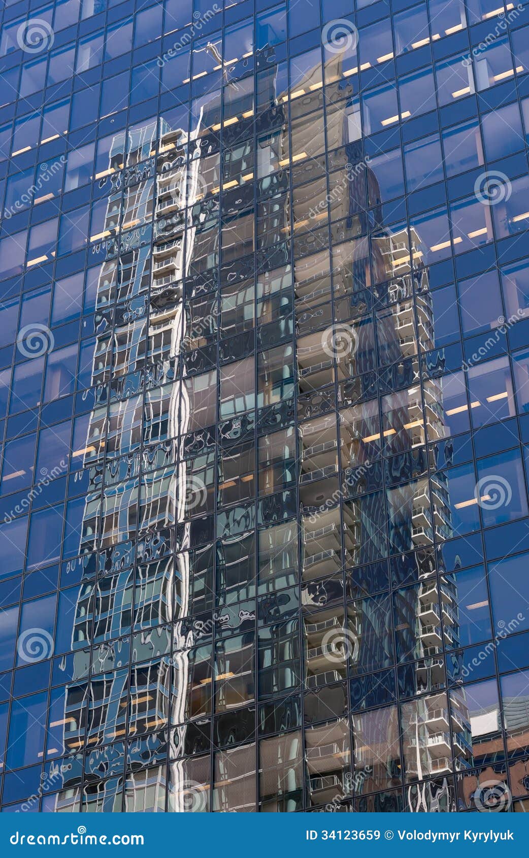 Window reflection stock image. Image of wall, city, abstract - 34123659