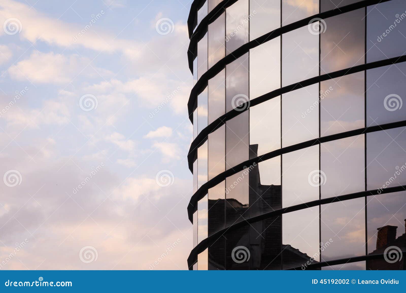 Window Reflection at Sunset Stock Photo - Image of glass, future: 45192002