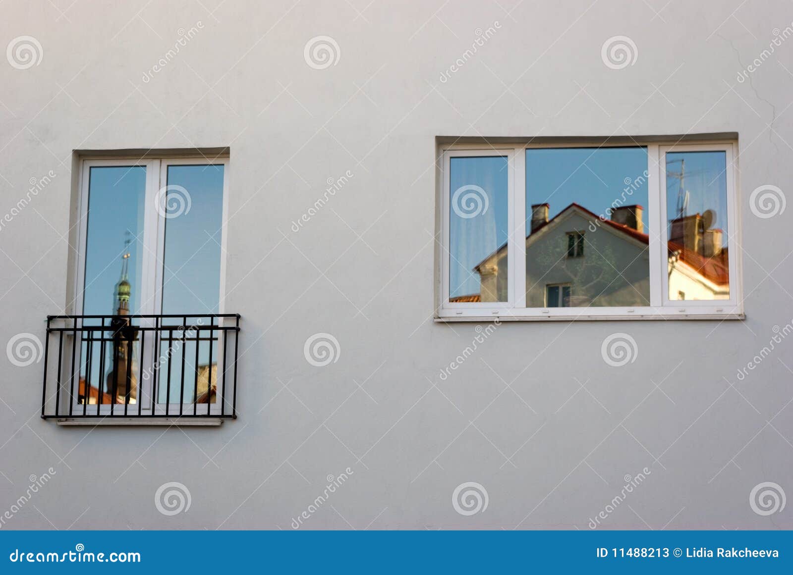 Window reflections stock image. Image of blue, reflection - 11488213