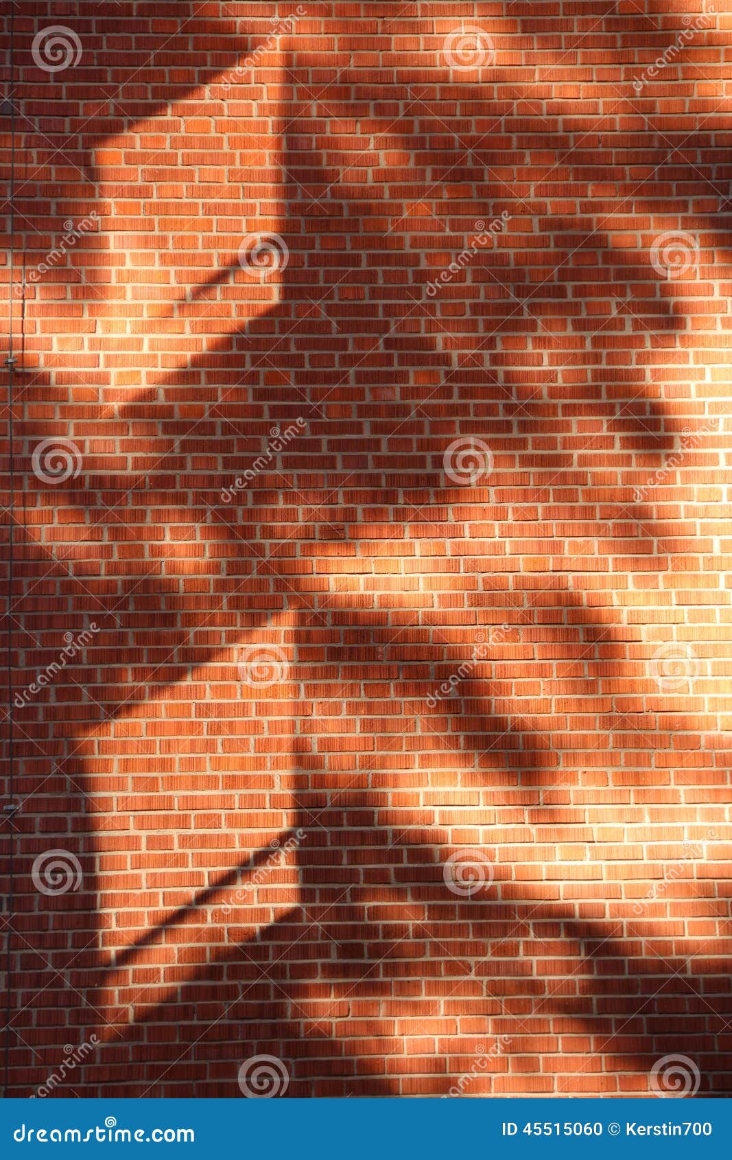 Window Reflections on Brick Wall Stock Photo - Image of reflection ...