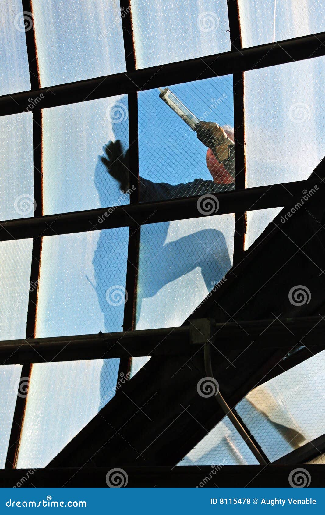 Window Repair stock photo. Image of work, worker, design - 8115478