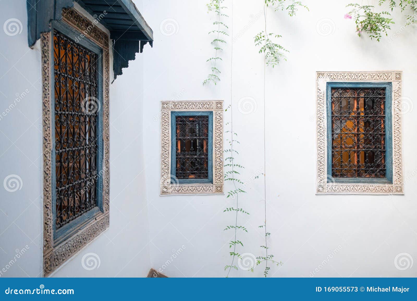 Window in Riad Marrakesh, Morocco Stock Image - Image of travel ...