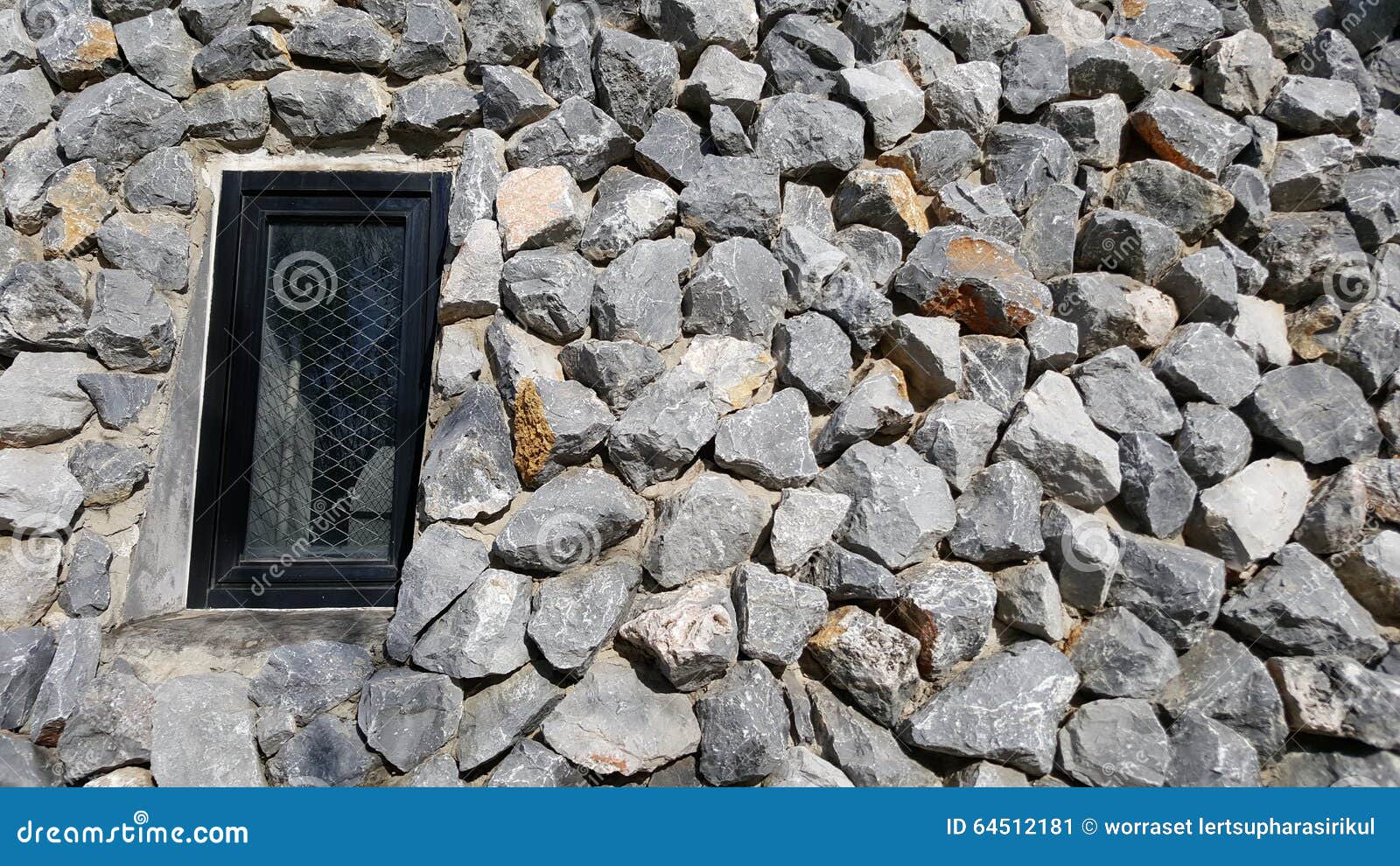 Window in a rock stock image. Image of rockbackground - 64512181