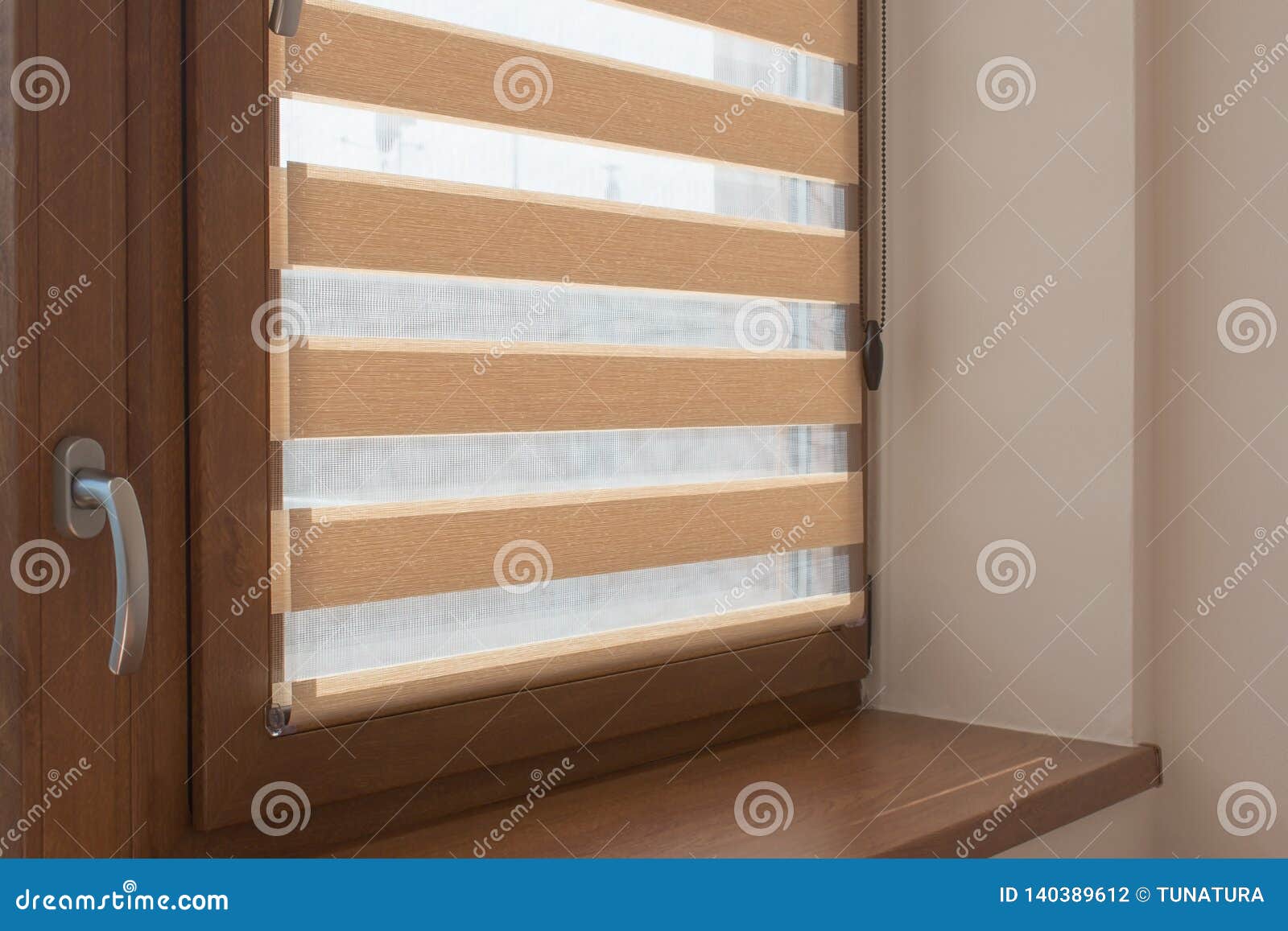 Window Roller, Duo System Day and Night Stock Photo - Image of ...