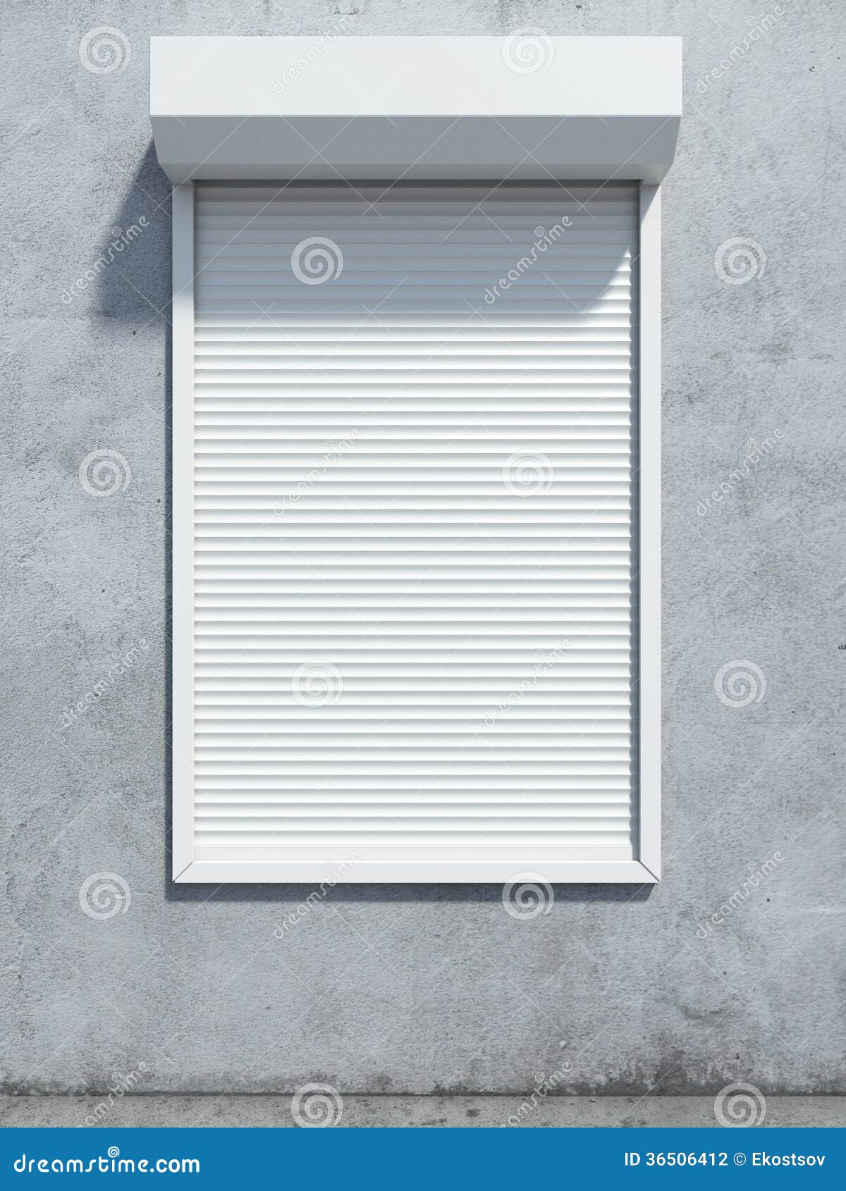 Window with roller shutter stock photo. Image of industrial - 36506412
