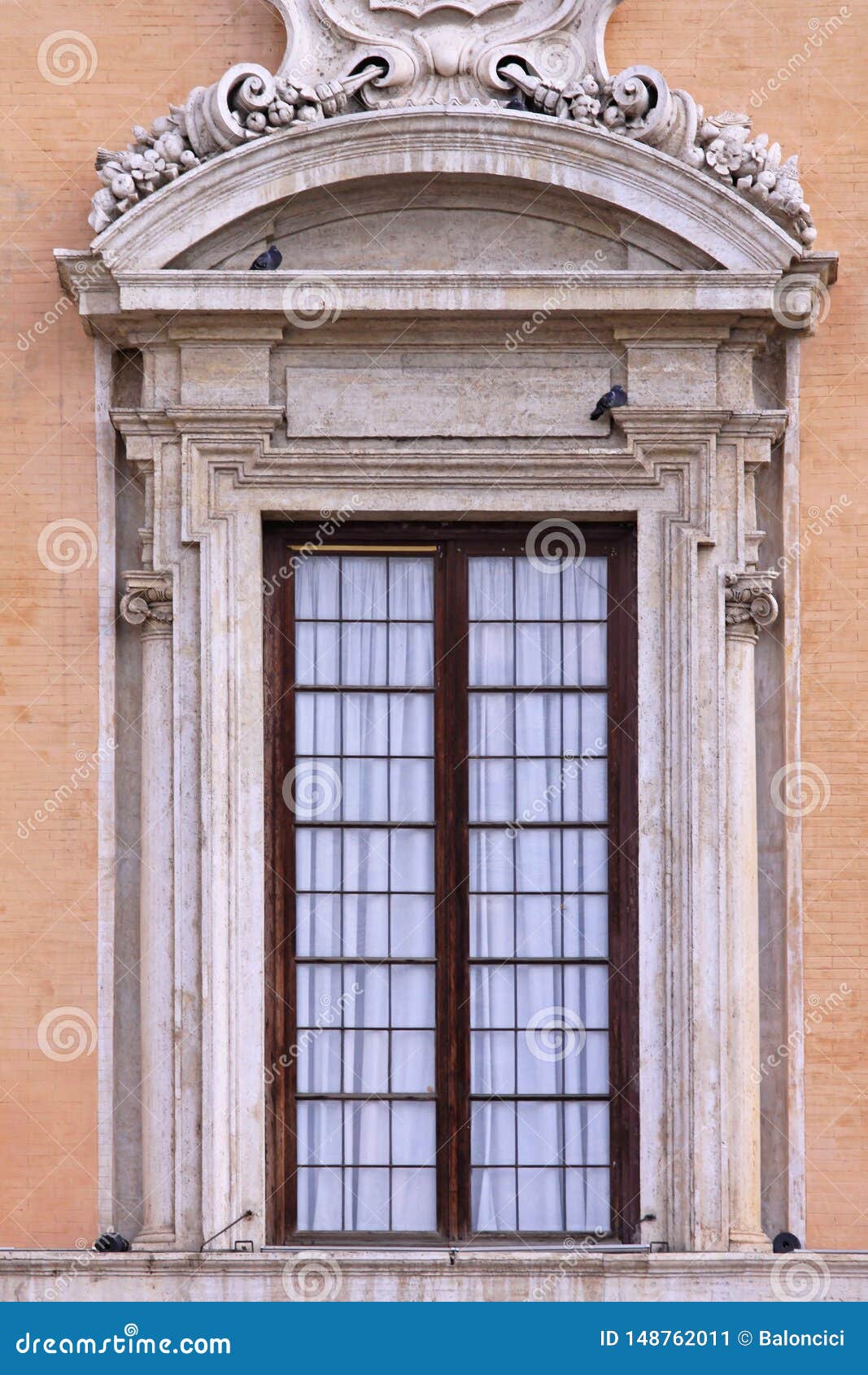 Window Rome stock image. Image of house, exterior, europe - 148762011