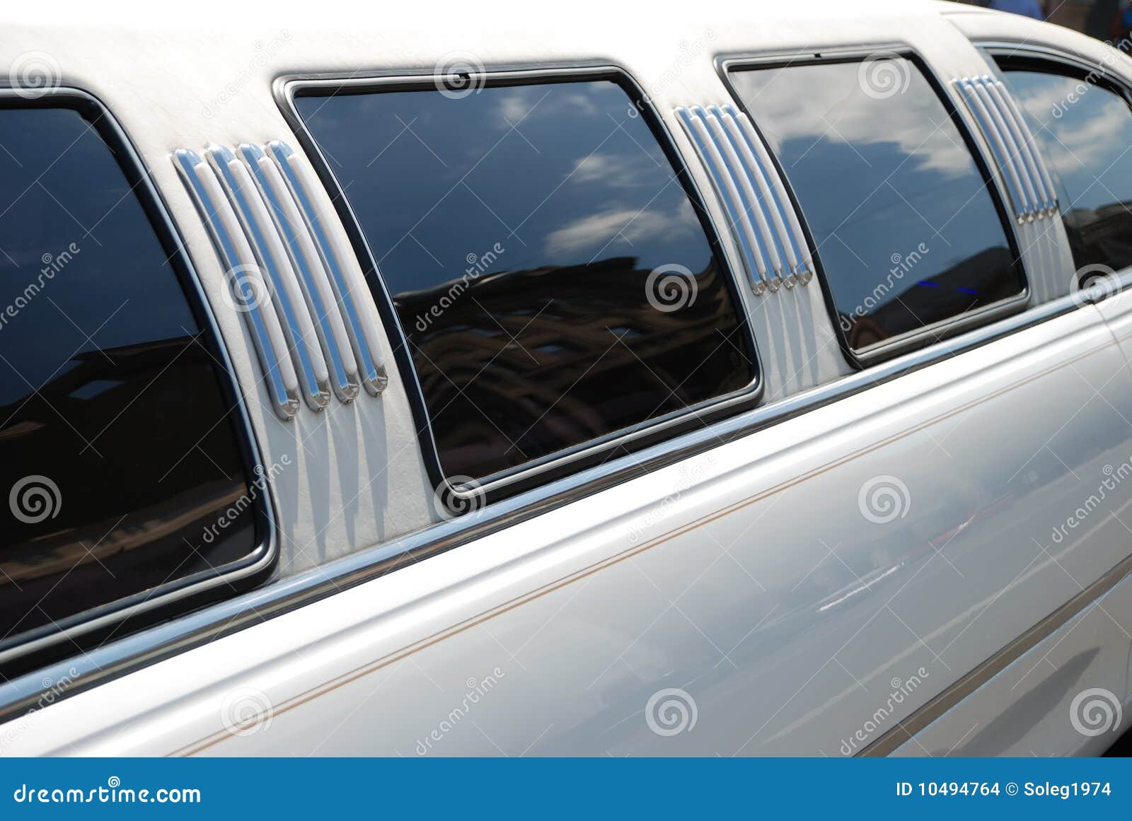 Window and Roof of the Limousine Stock Photo - Image of cater ...