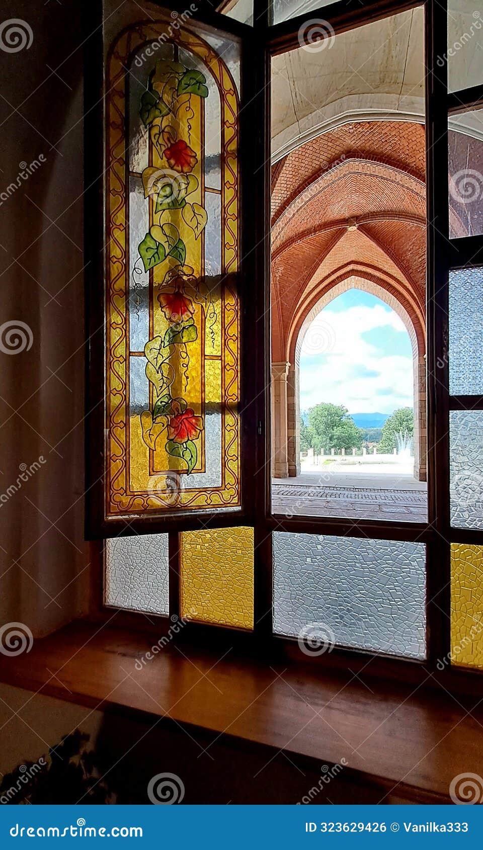 Window with rose stock photo. Image of light, rose, window - 323629426