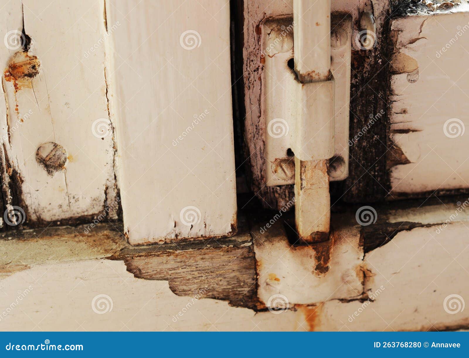 Window with Rotten and Rusty Carpentry Stock Photo - Image of joinery ...