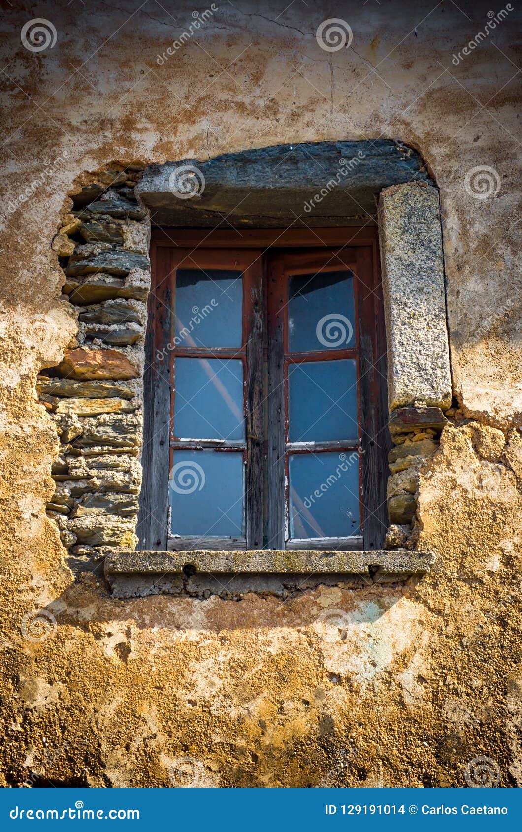 Window on Ruin stock photo. Image of retro, decay, home - 129191014