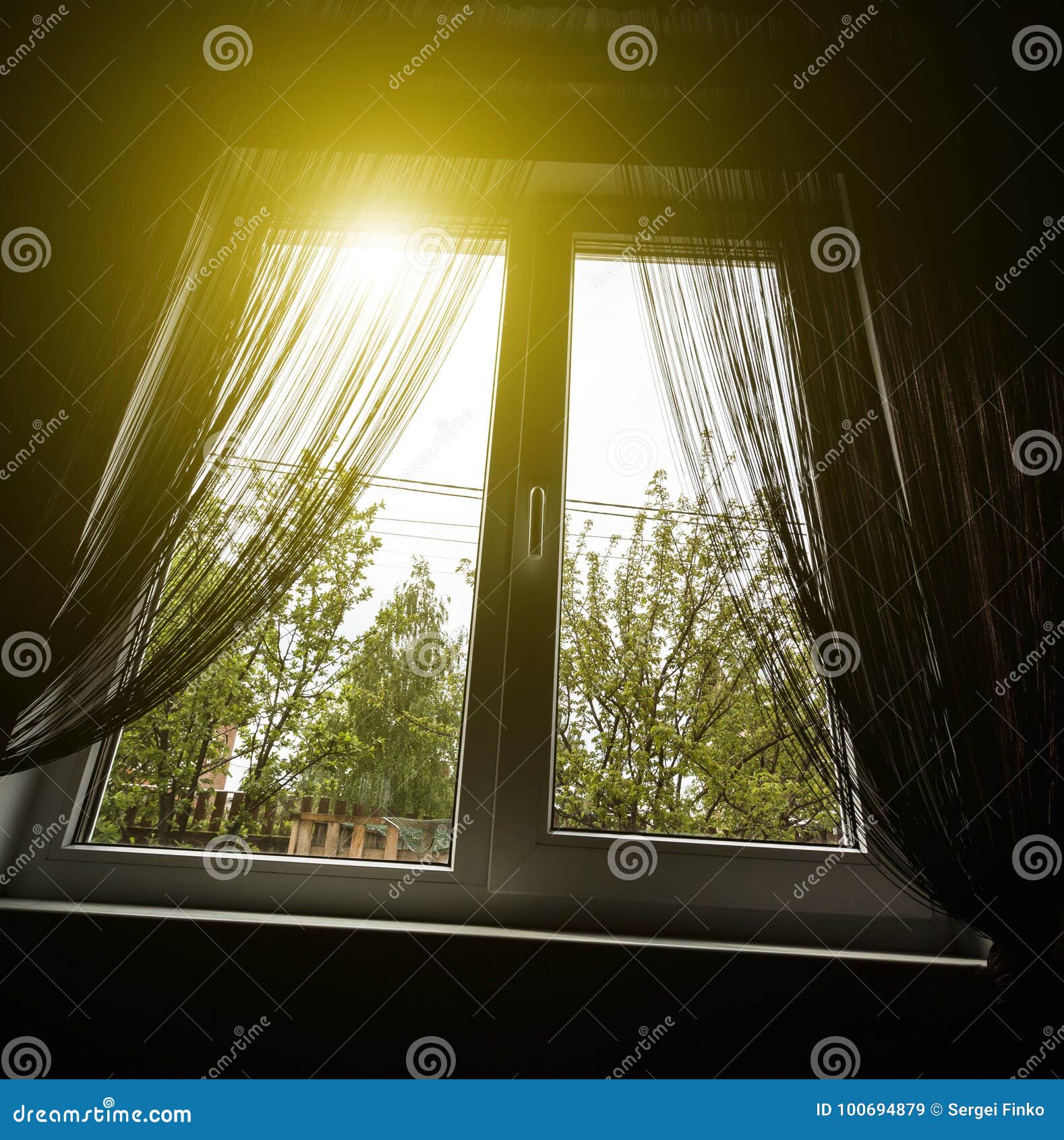 A window of a rural house stock image. Image of building - 100694879