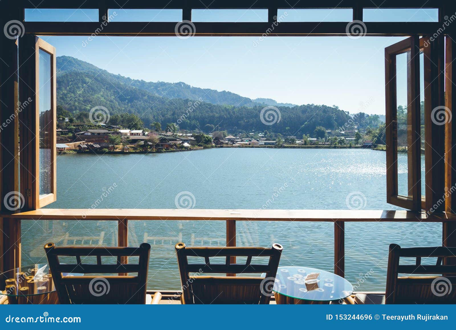 Lake View From A Window