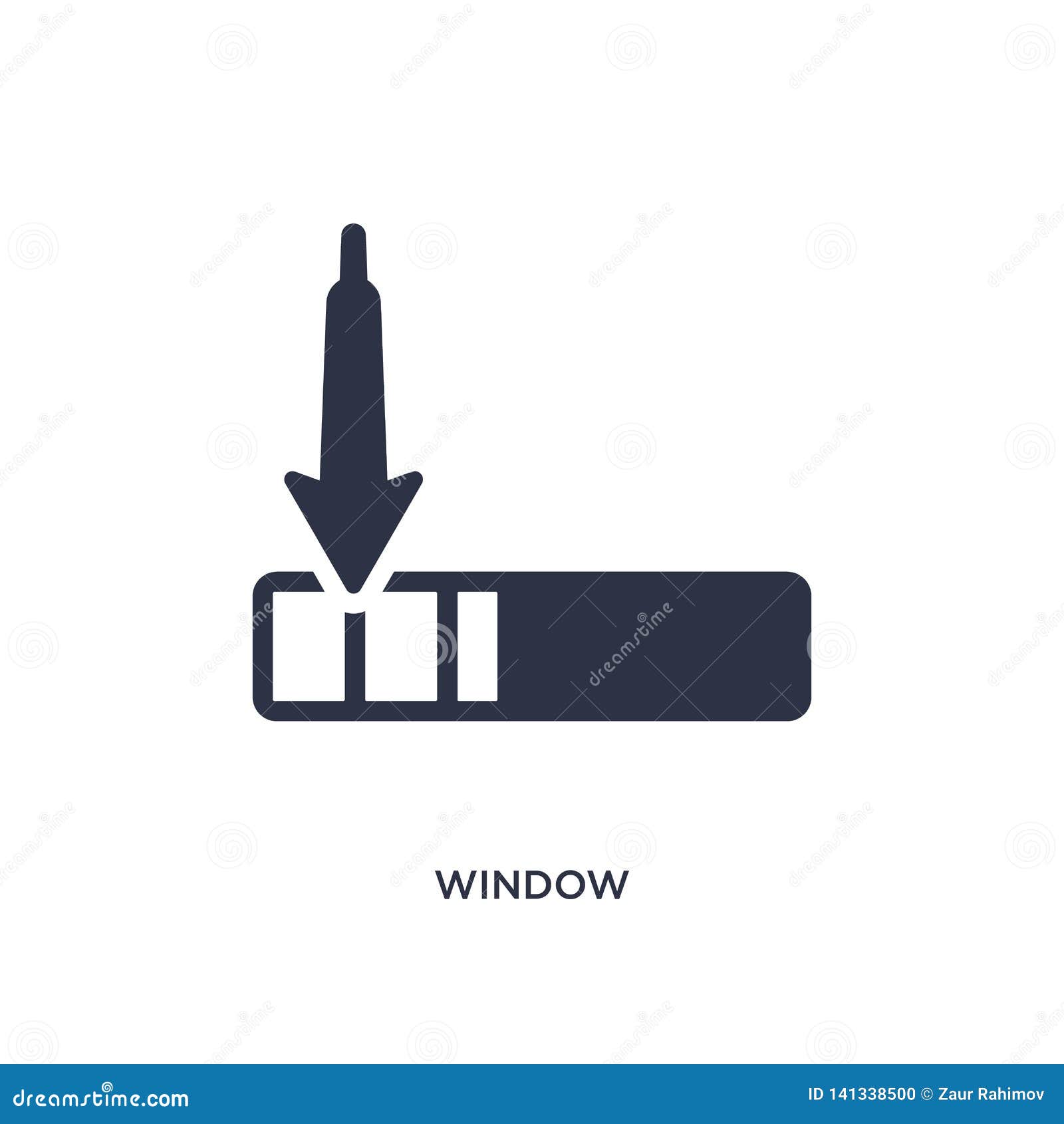 Window Scrolling Left Icon On White Background. Simple Element ... Window Scrolling Left Icon On White Background. Simple Element ...