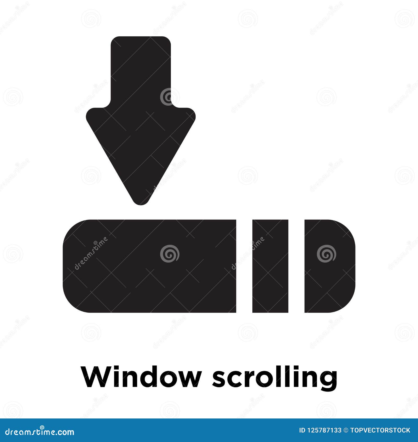 Window Scrolling Left Icon Vector Isolated on White Background, Stock ... Window Scrolling Left Icon Vector Isolated on White Background, Stock ...