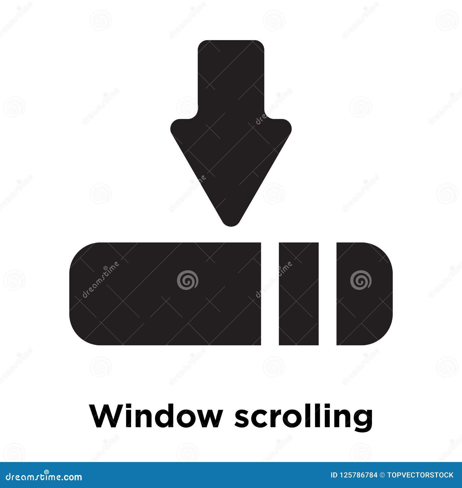 Window Scrolling Medium Icon Vector Isolated on White Background Stock ... Window Scrolling Medium Icon Vector Isolated on White Background Stock ...