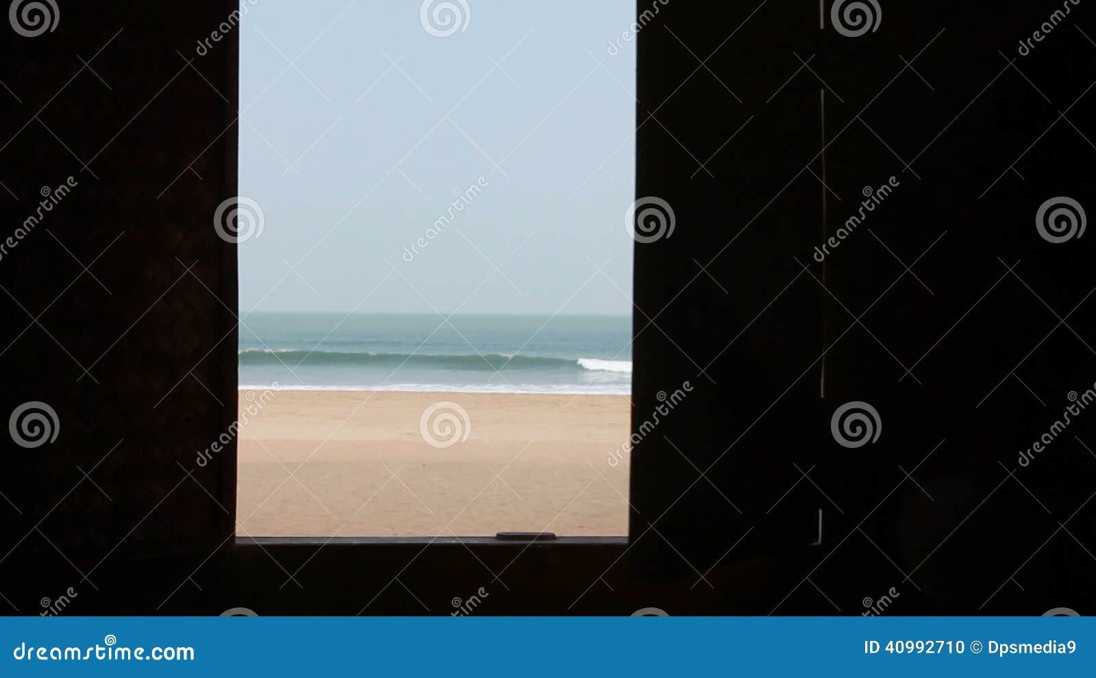 Window seascape view stock footage. Video of interior - 40992710
