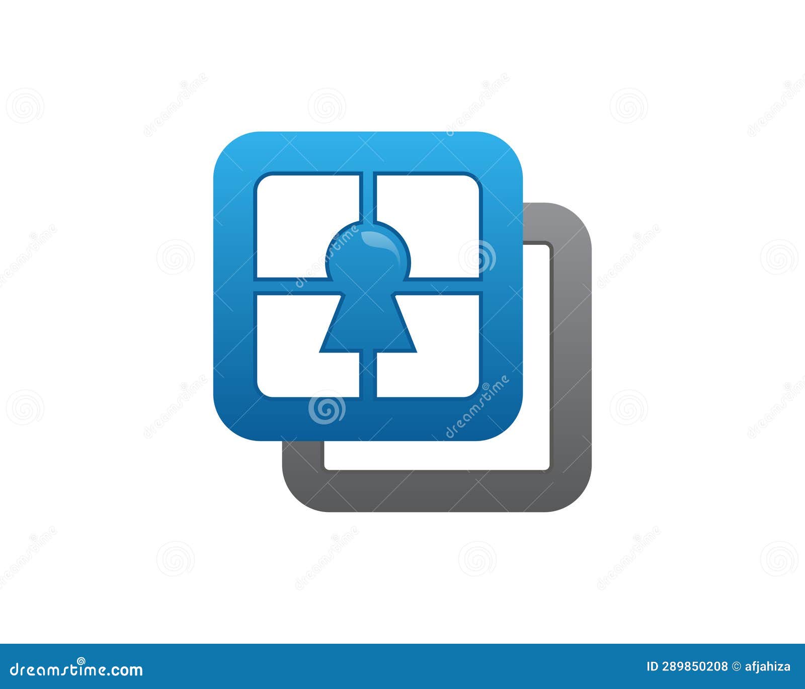 Window Security Logo Icon Isolated On Dark Background Vector ...