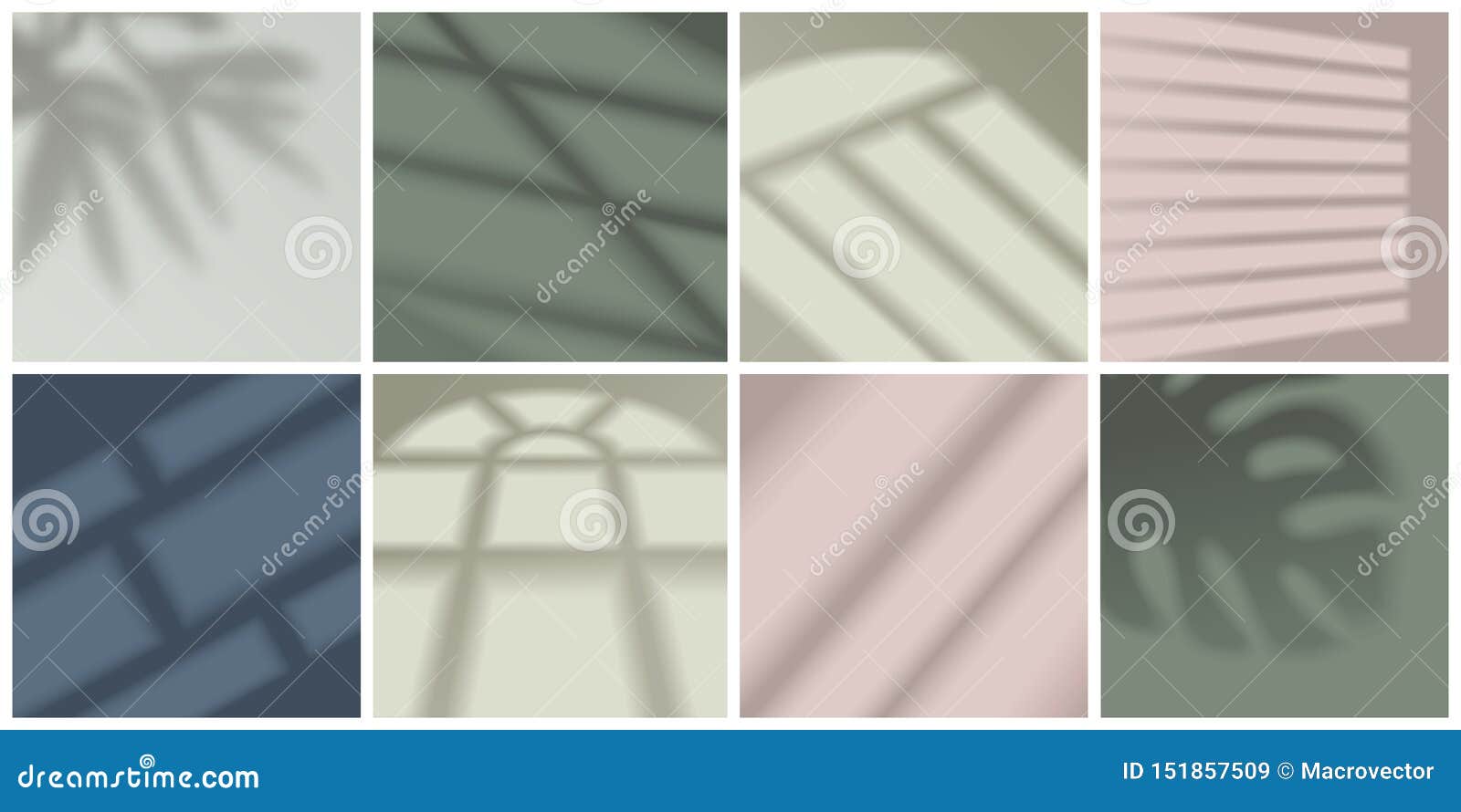 Window Shadow Set stock vector. Illustration of effect - 151857509