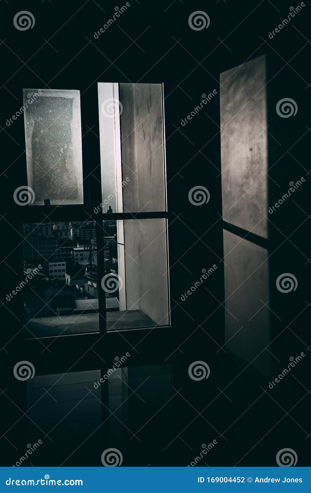 Window Shadows from Sunlight Stock Photo - Image of shadows, dark ...