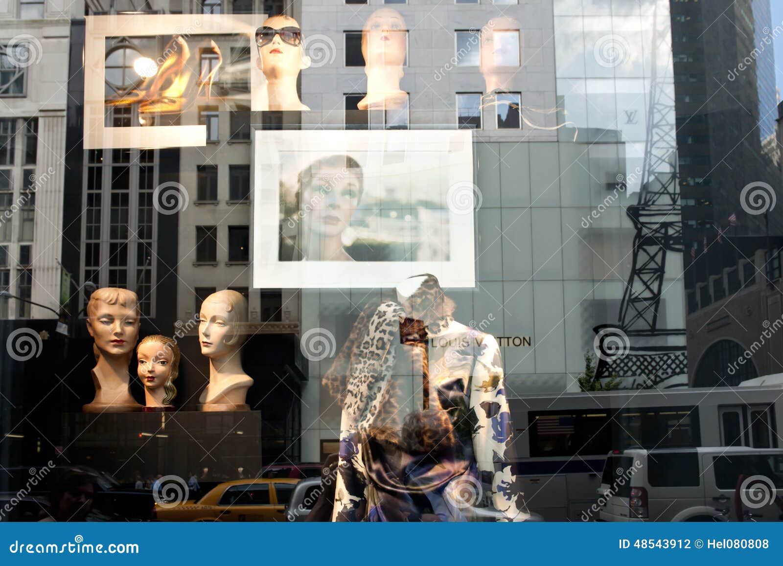 Window Shopping New York - Reflections from High Rise Buildings and ...