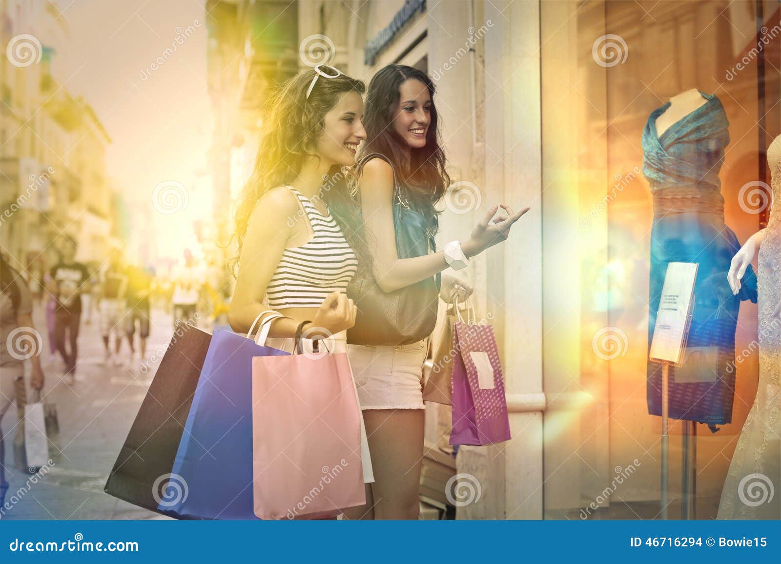 Window shopping stock photo. Image of outdoor, sale, caucasian - 46716294