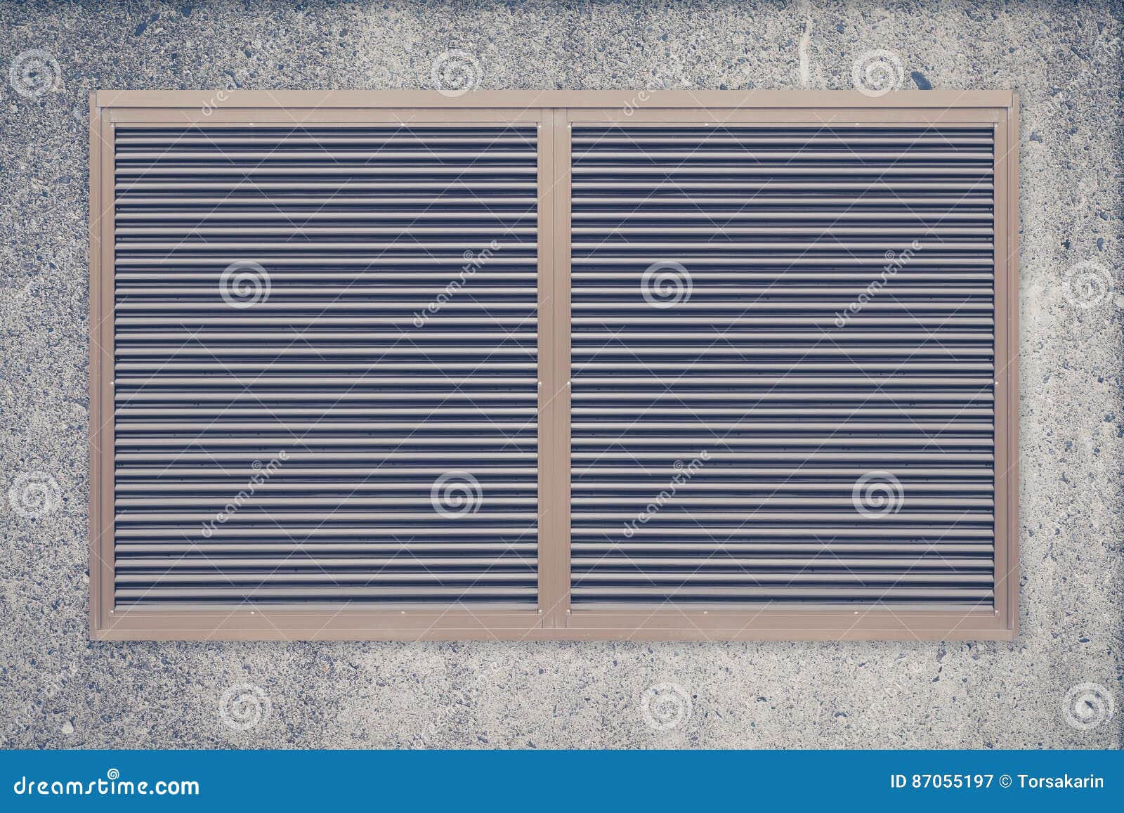 Window Shutter and Concrete Wall Texture Stock Image - Image of floor ...