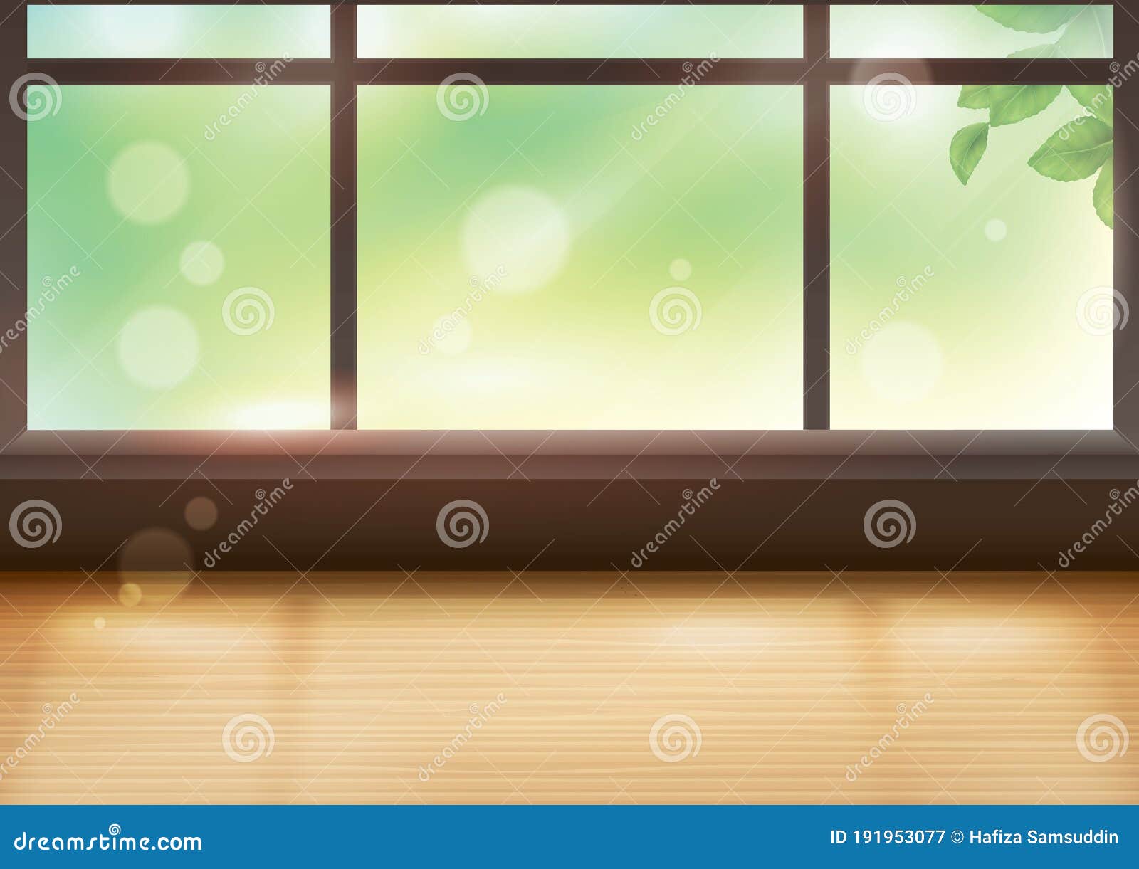 Window Sill. Vector Illustration Decorative Design Stock Vector ...
