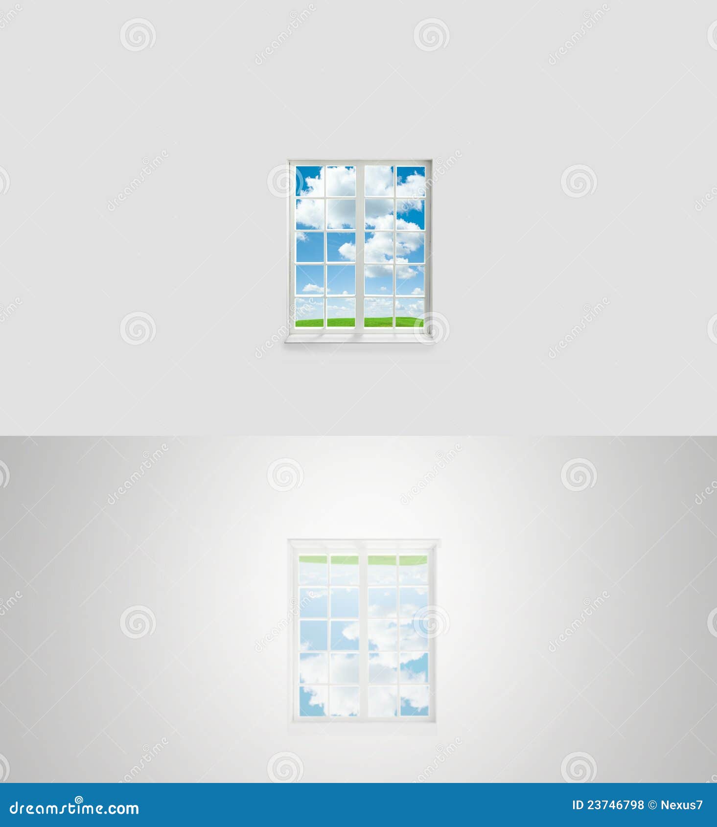 Window and Sky stock illustration. Illustration of green - 23746798