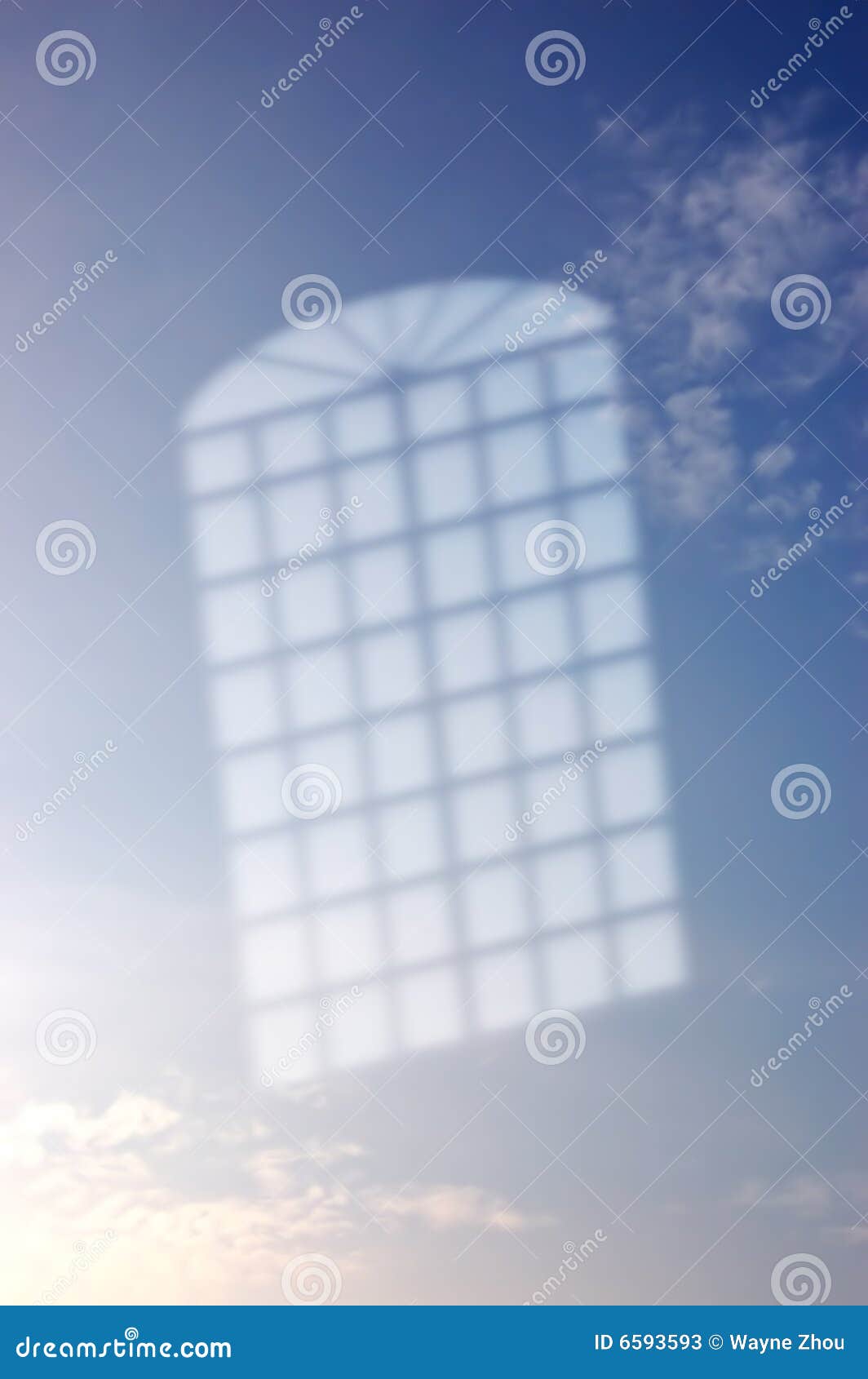 Window in the sky stock image. Image of blue, abstract - 6593593
