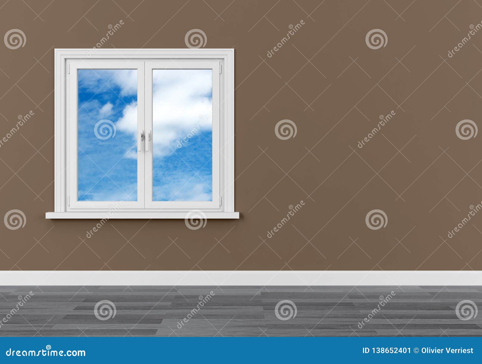 Window Sky Clouds Freedom Dream Stock Illustration - Illustration of ...
