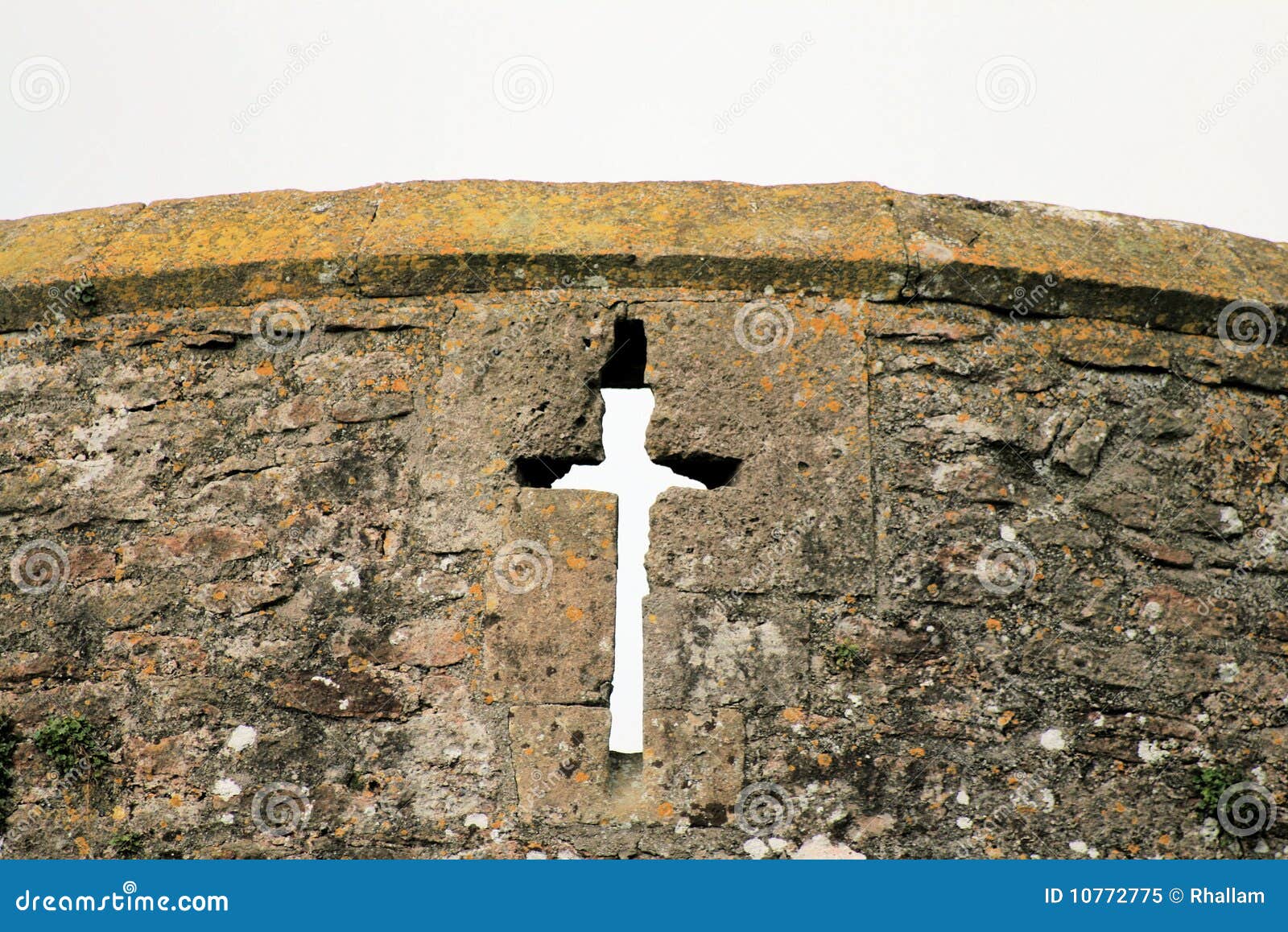 Window slit stock image. Image of cross, slit, wall, arrow - 10772775