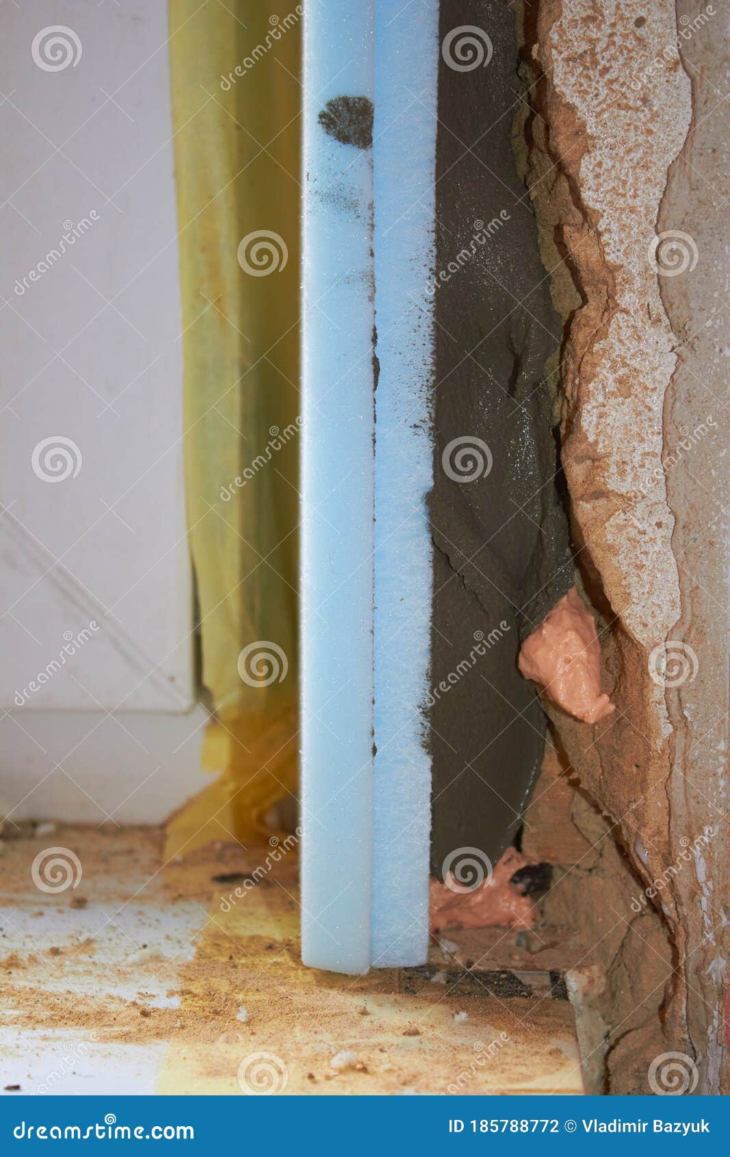 Window Slope from Styrofoam,Extruded Styrofoam on the Slopes when ...