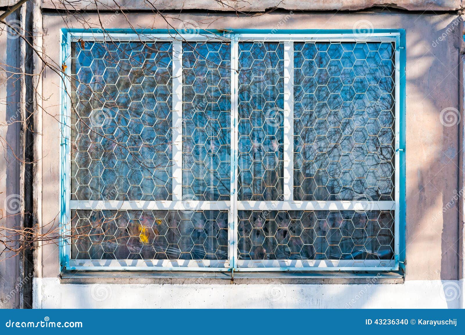 Window of Soviet Building stock photo. Image of background - 43236340
