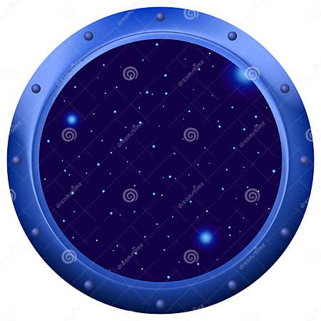 Window with space stock vector. Illustration of glass - 19029592